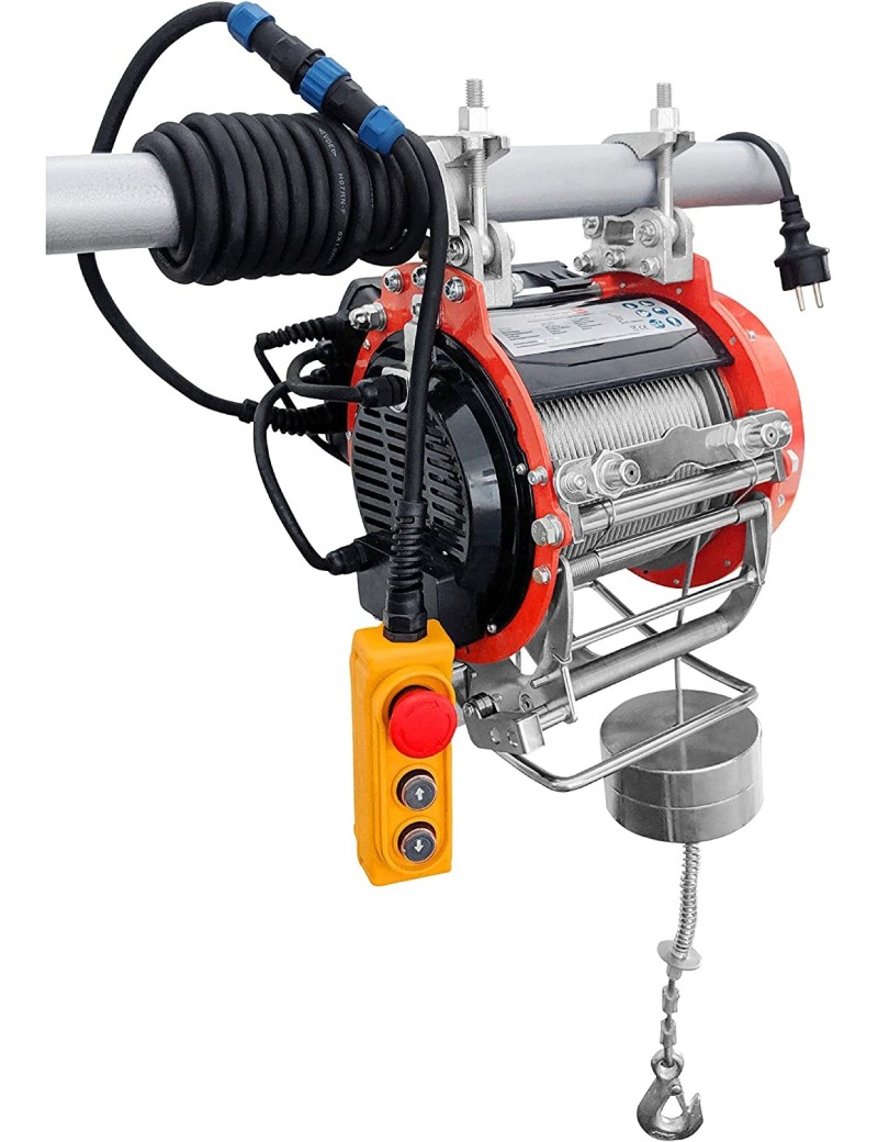 Palan électrique à câble HXS-800YT 32 mètres de câble levage max. 400/ ...