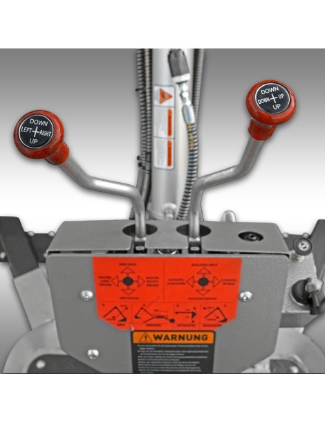 Mini-pelle araignée MB-360° essence + godet 20cm 360° Jansen